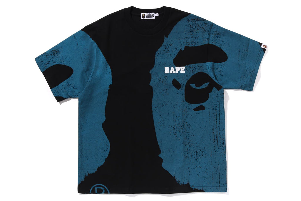WATER PRINT APE HEAD RELAXED FIT TEE – eu.bape.com
