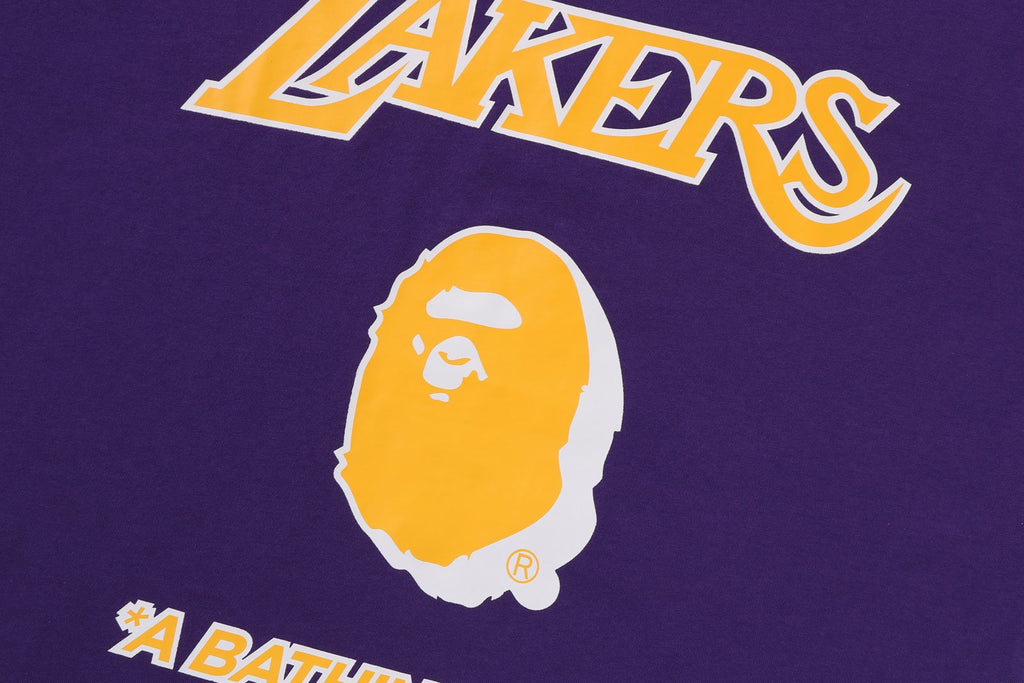 BAPE X M&N NBA - LOS ANGELES LAKERS TEE – eu.bape.com