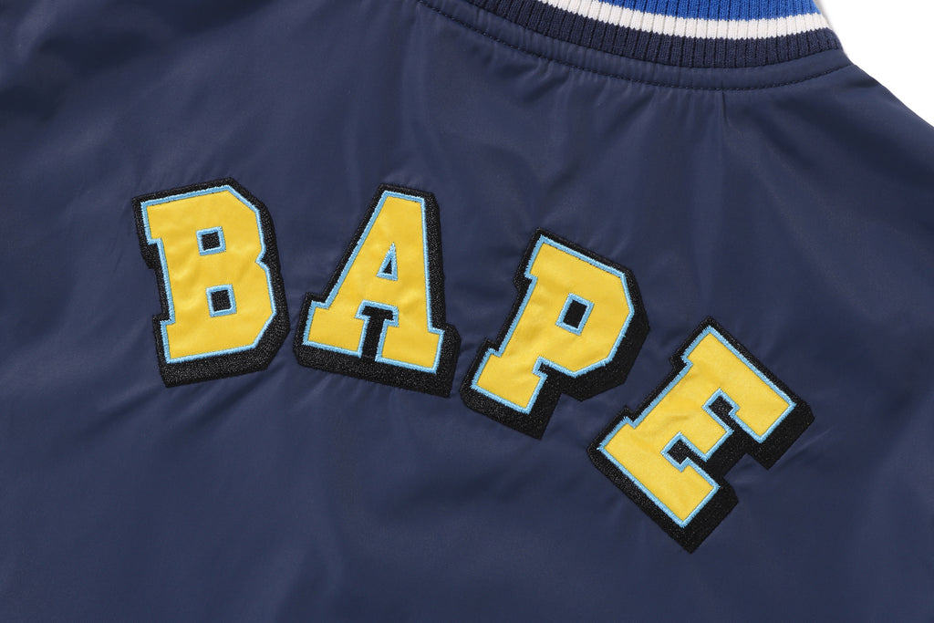 APE HEAD B PATCH VARSITY JACKET KIDS – eu.bape.com