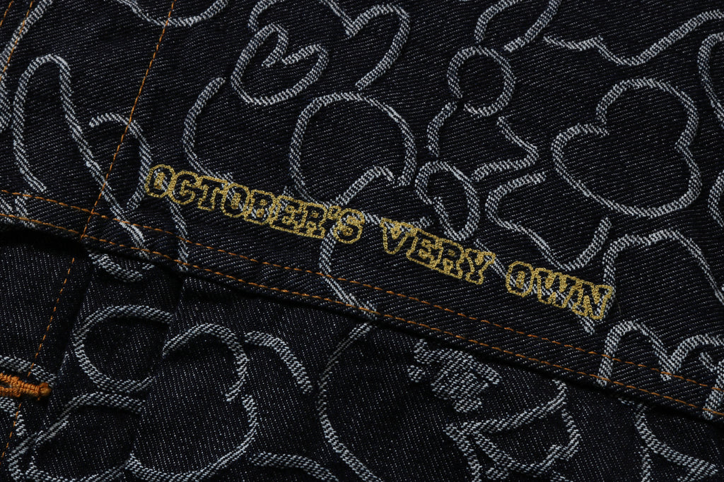 BAPE X OVO NEON 1ST CAMO JACQUARD DENIM JACKET – eu.bape.com