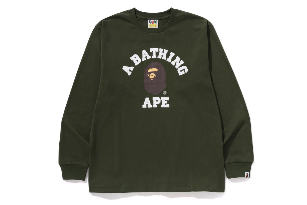 COLLEGE L/S TEE MENS – eu.bape.com