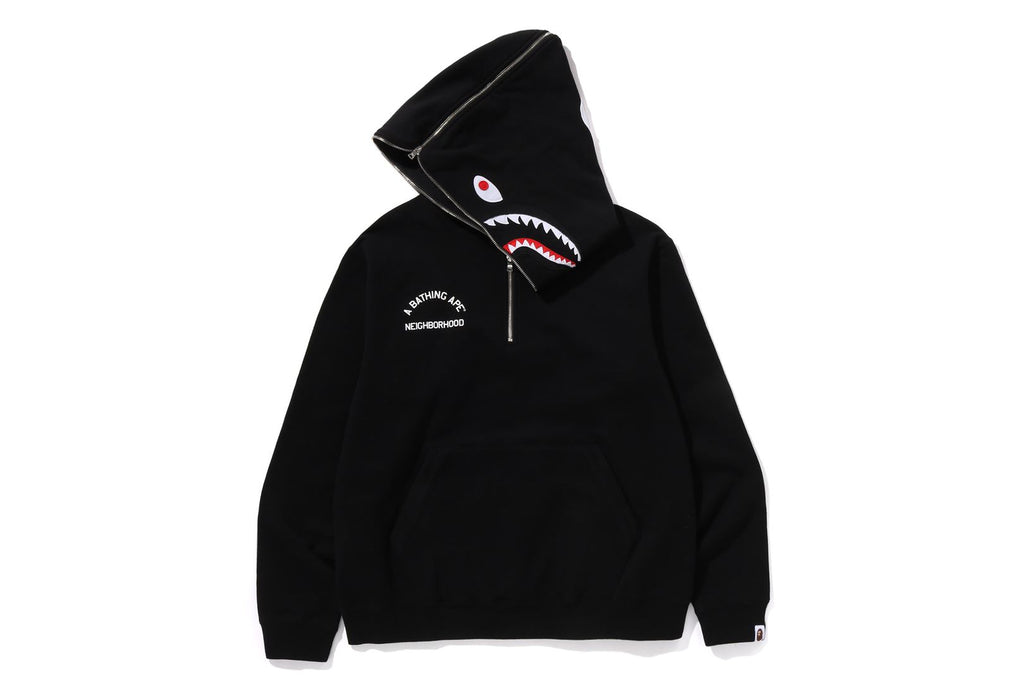 BAPE X NBHD - TWO FACE HALF ZIP PULLOVER HOODIE – eu.bape.com