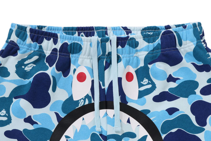 ABC CAMO SHARK SWEAT SHORTS MENS – eu.bape.com
