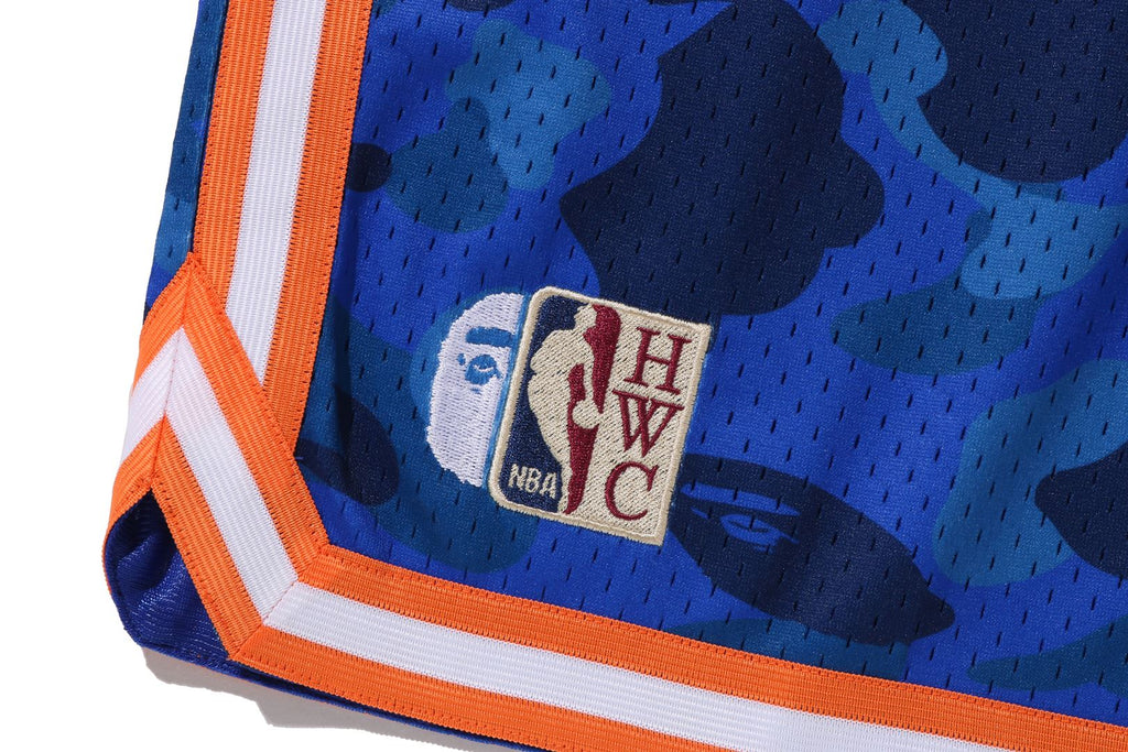 BAPE X M&N NBA - NEW YORK KNICKS SWINGMAN SHORTS – eu.bape.com