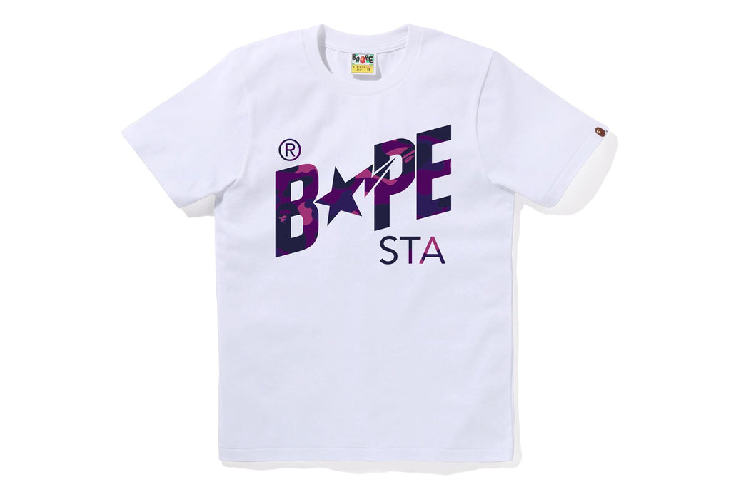 COLOR CAMO BAPE STA LOGO TEE LADIES – eu.bape.com