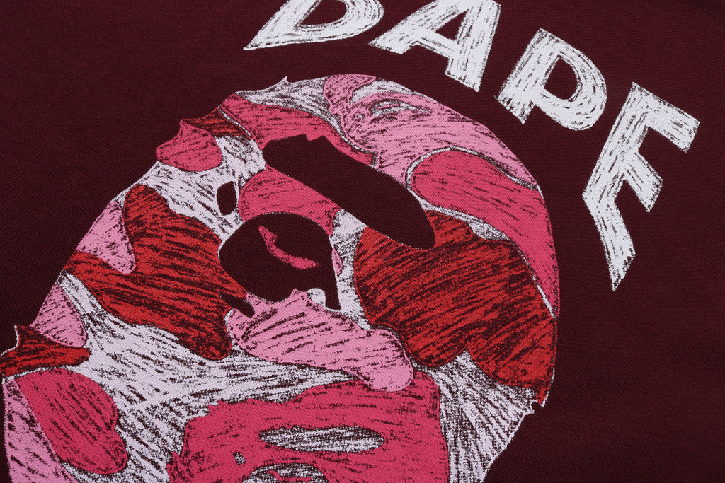 ABC CAMO HAND DRAW APE HEAD RELAXED FIT TEE MENS – eu.bape.com