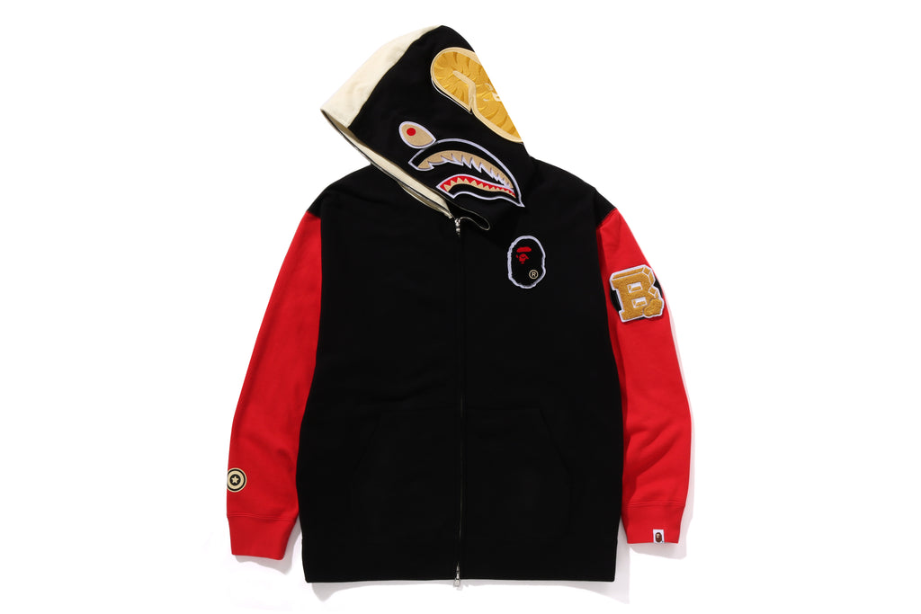 SHARK FULL ZIP HOODIE CHINA MENS – eu.bape.com