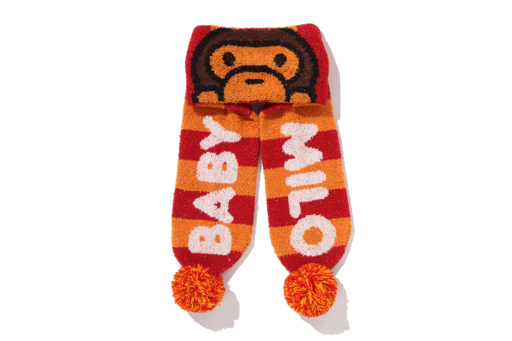 BABY MILO STRIPE KNIT SCARF KIDS – eu.bape.com