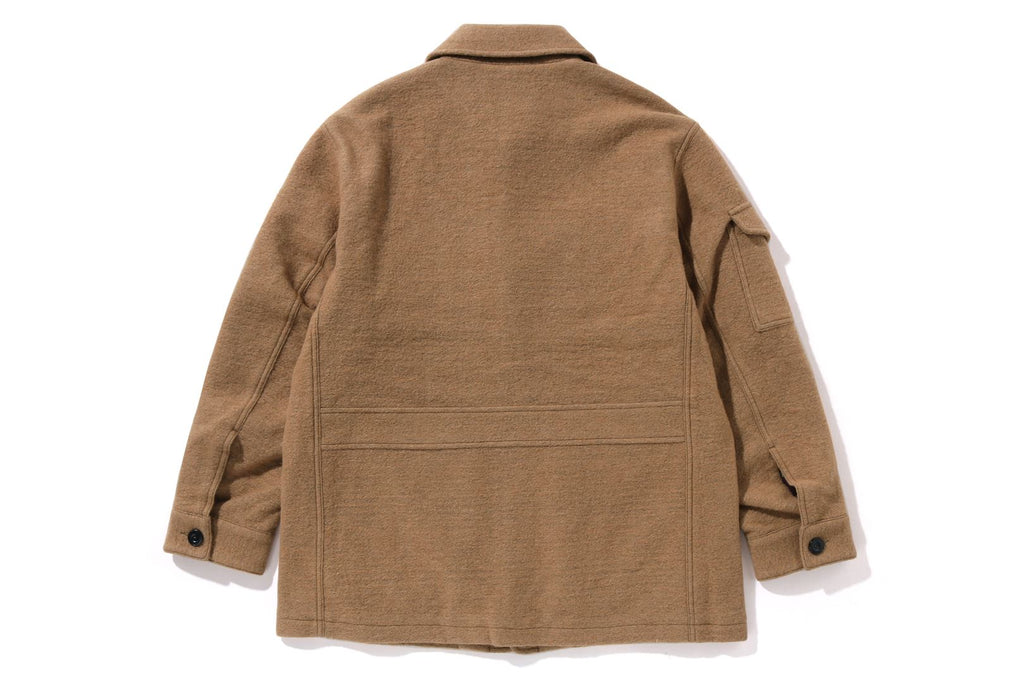WOOLEN MILITARY JACKET MENS – eu.bape.com